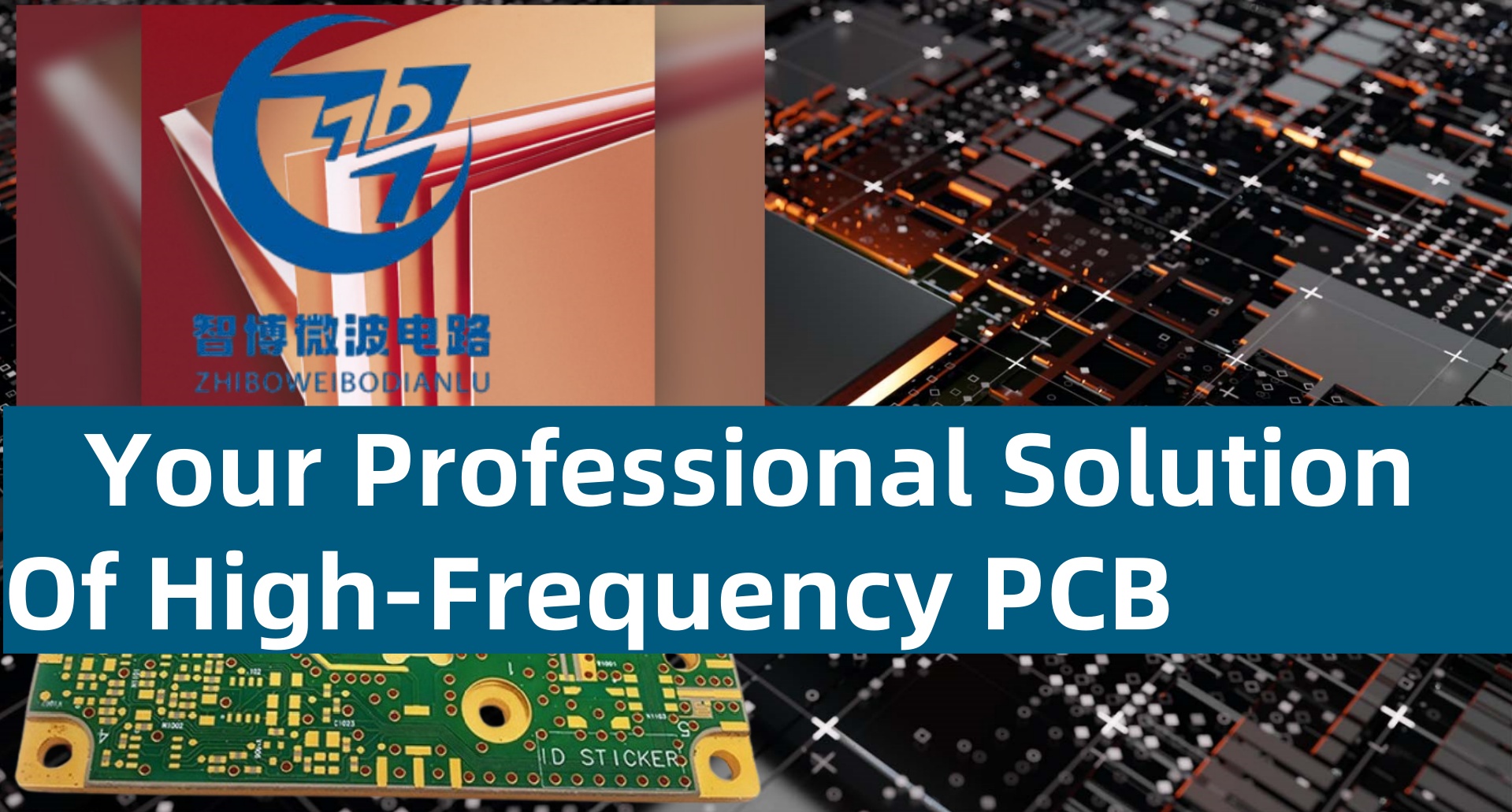 Rogers RT6010.2LM PCB - Top RF PCB